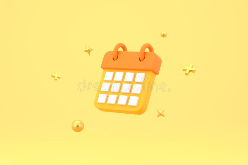 Minimal Calendar Icons. Calendar Date Icon Stock Illustration ...