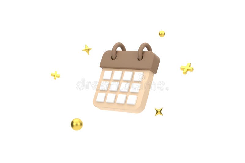 Minimal Calendar Icons. Calendar Date Icon Stock Illustration ...