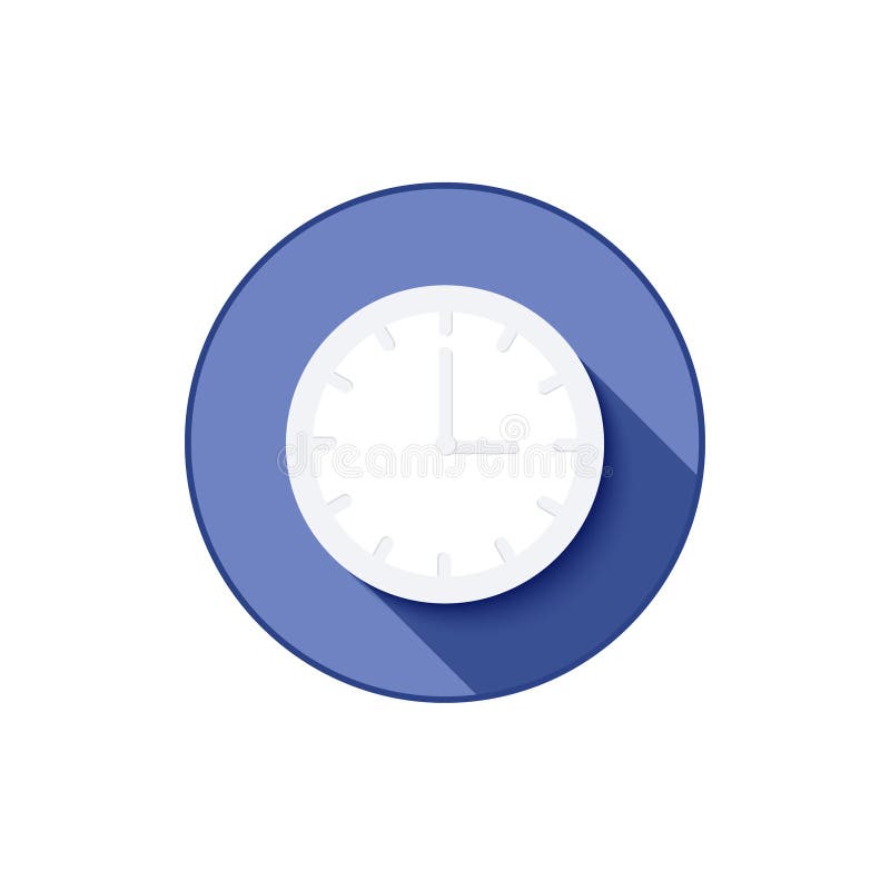 Minimal Clock Icon,Analog Clock,Vector and Illustration Stock Vector ...