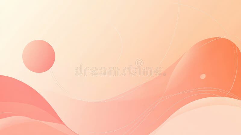 A Minimal Color Backdrop with a Gradient of Warm Peach and Soft Coral ...