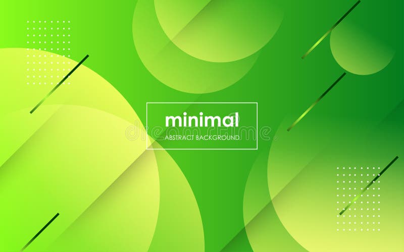 Minimal Colorful Abstract Dynamic Green Color, with Modern Geometric ...