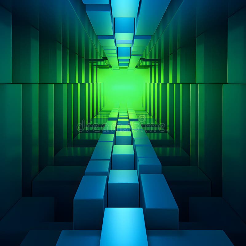 Minimal Colors Solid Colors Green and Blue, Theme of Technology and ...