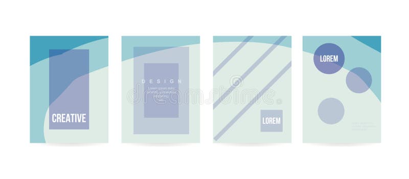 Minimal Cover Concept for Brochure or Card Design Stock Vector ...