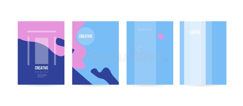 Minimal Cover Concept for Brochure or Card Design Stock Vector ...