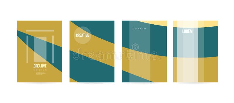 Minimal Cover Concept for Brochure or Card Design Stock Vector ...