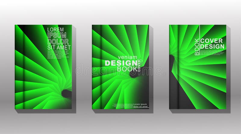 Minimal Cover Design. Overlap Shape with Shadow and Shiny Light Stock ...