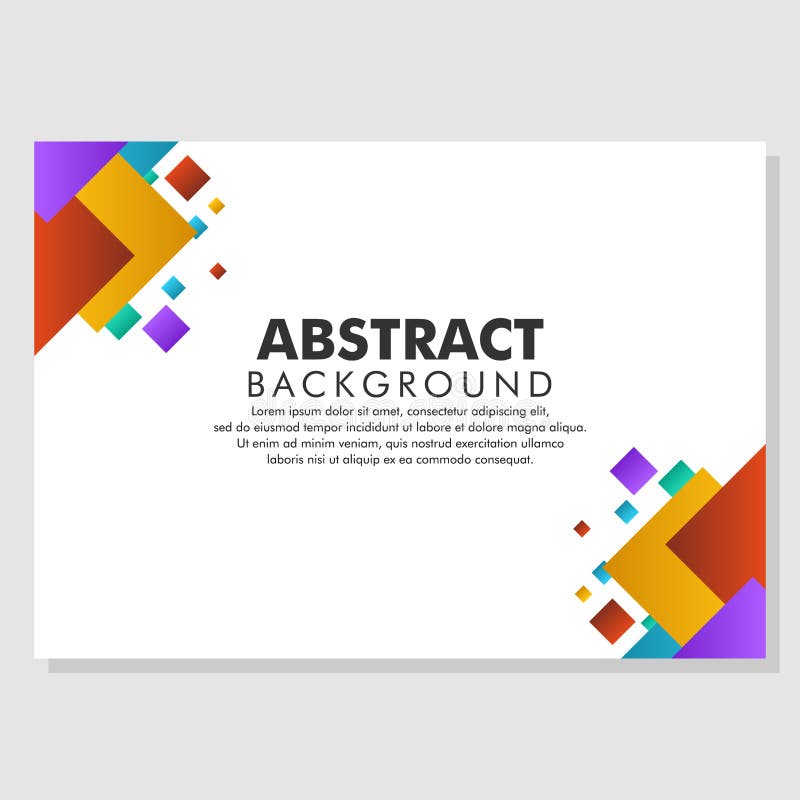 Minimal Creative Abstract Background. Modern Horizontal Composition ...