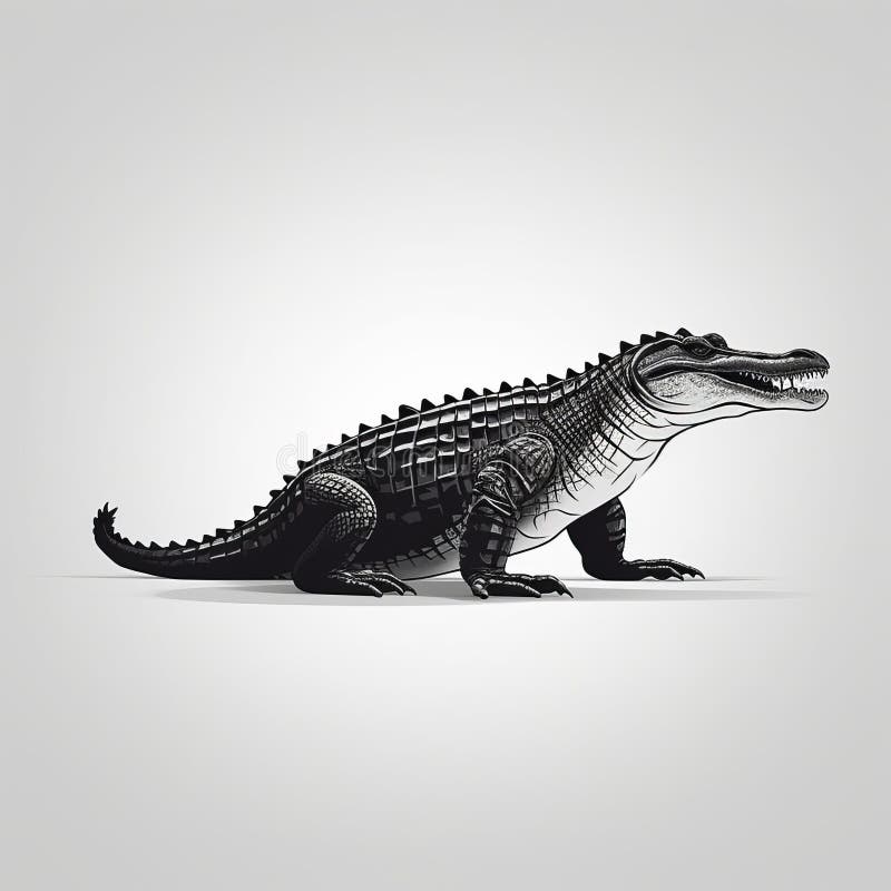 Crocodile Stand Stock Illustrations – 145 Crocodile Stand Stock ...