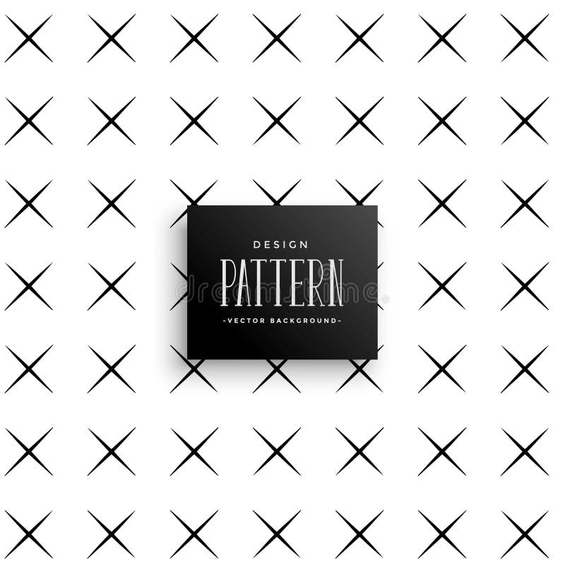 Minimal Cross Pattern Background Design Stock Vector - Illustration of ...