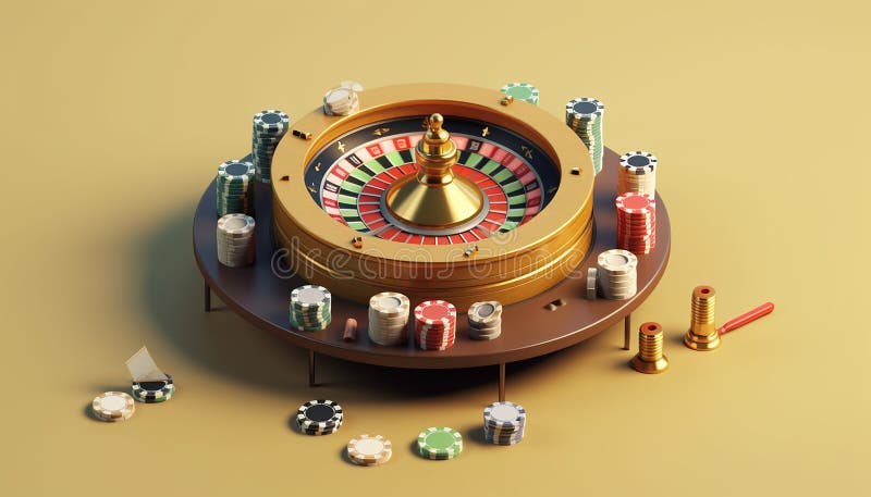 Minimal 3D Casino Objects. Miniature Concept. High Quality Render ...