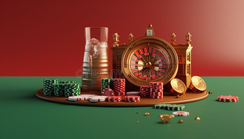 Minimal 3D Casino Objects. Miniature Concept. High Quality Render ...