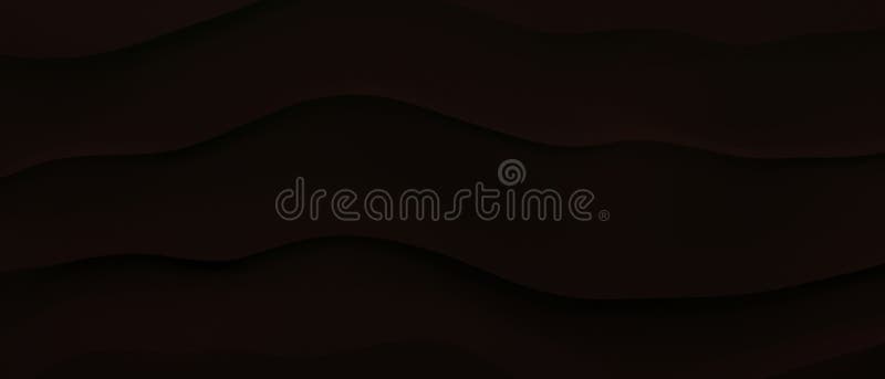 Minimal Dark Brown Wave Gradient Background. Clean and Elegant Organic ...