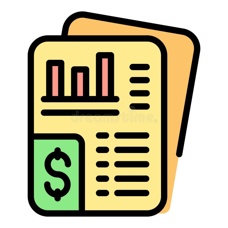 Minimal Data Icon Vector Flat Stock Illustration - Illustration of line ...