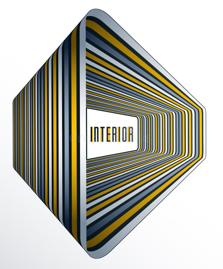 Minimal Design of Abstract Lines in 3D Perspective Vector Abstract ...