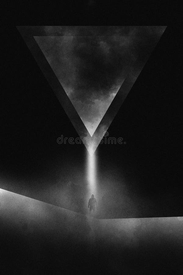 A Minimal Design of a Man Standing Below a Light Beam with a Geometric ...