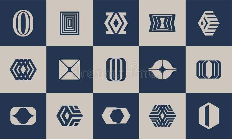 Minimal Digital Technology Company Letter O Logo Design. Modern Initial ...