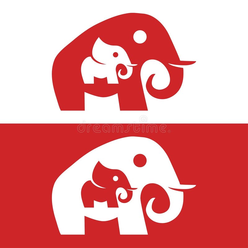 Minimal Elephant Logo,Flat Elephant Blue Vector,simple Sitting Elephant ...