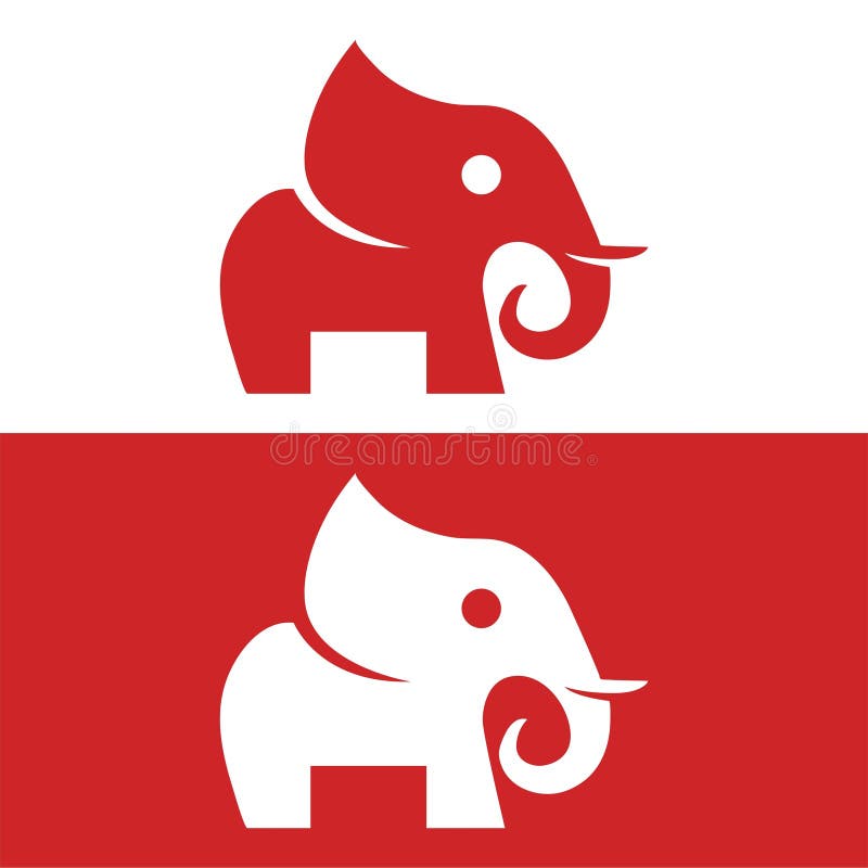 Minimal Elephant Logo,Flat Elephant Blue Vector,simple Sitting Elephant ...