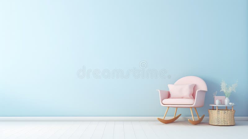 Minimal Empty Pastel Background Stock Illustration - Illustration of ...