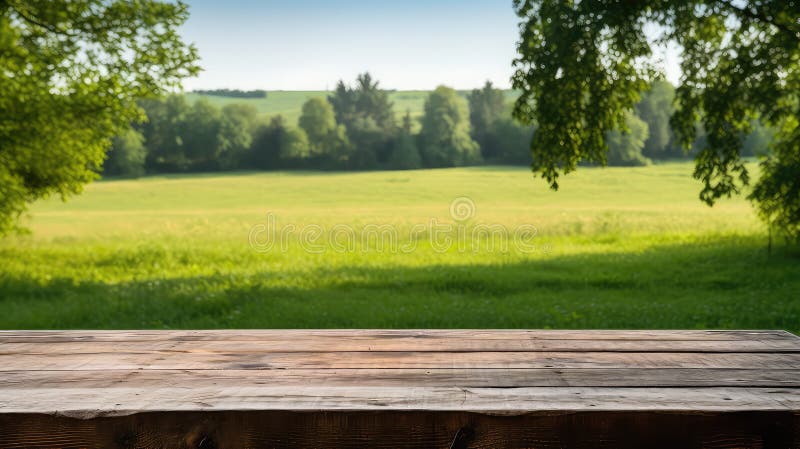 Minimal Empty Table Background Stock Illustration - Illustration of ...
