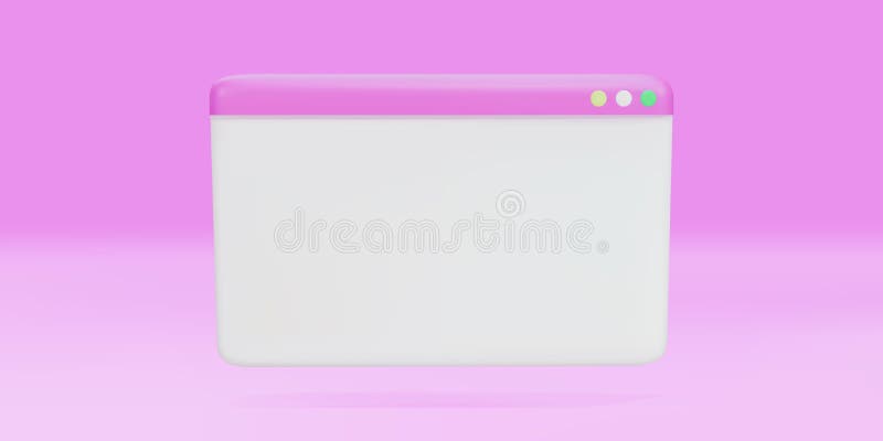 Minimal Empty on Web Page Layout Background. Web Search Concept. Vector ...