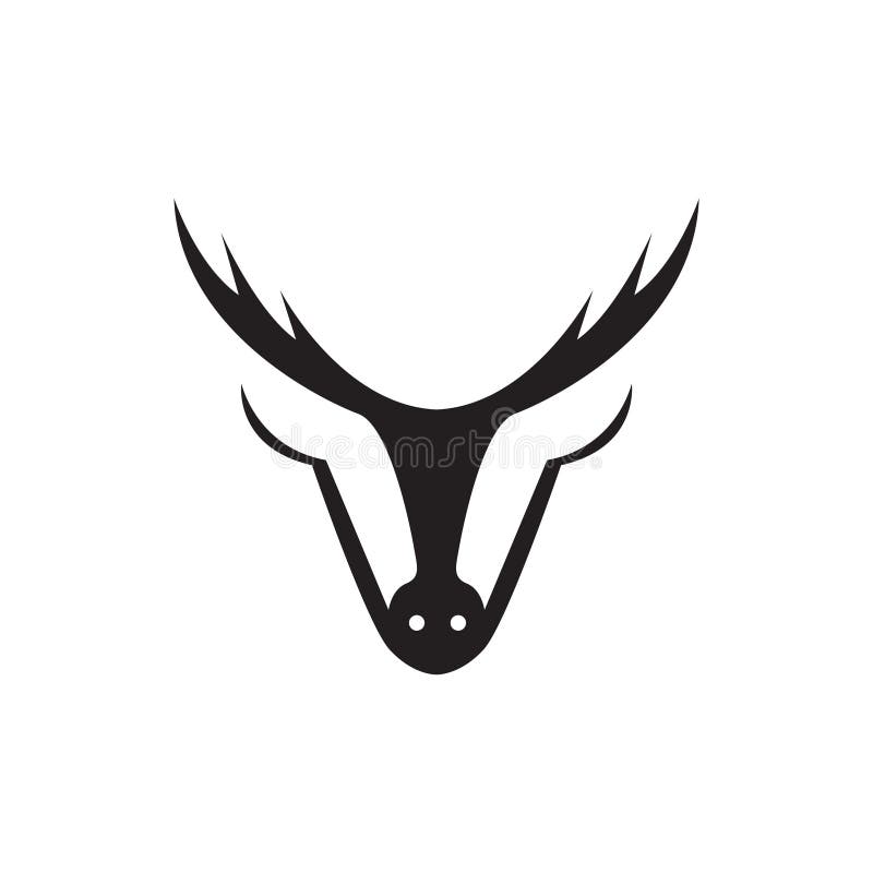 Minimal Face Deer Modern Logo Design Vector Graphic Symbol Icon Sign ...