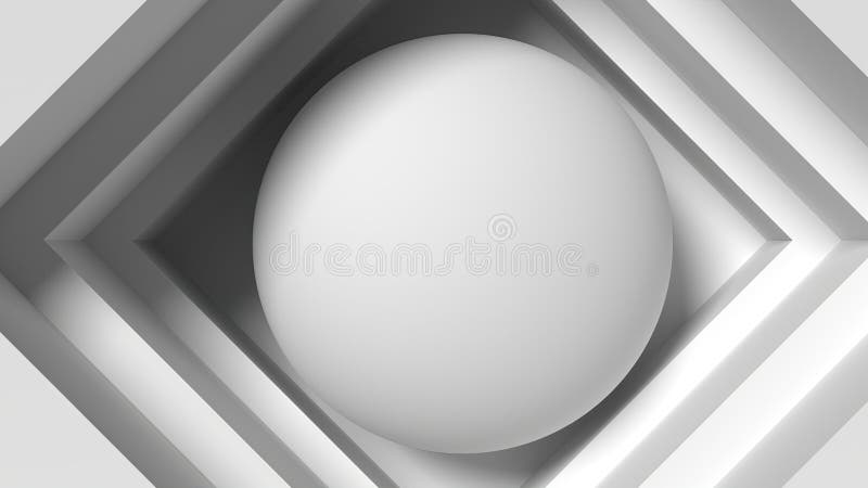A Minimal Flat Ray Gray Abstract 3D Rendering Image that Expresses the ...