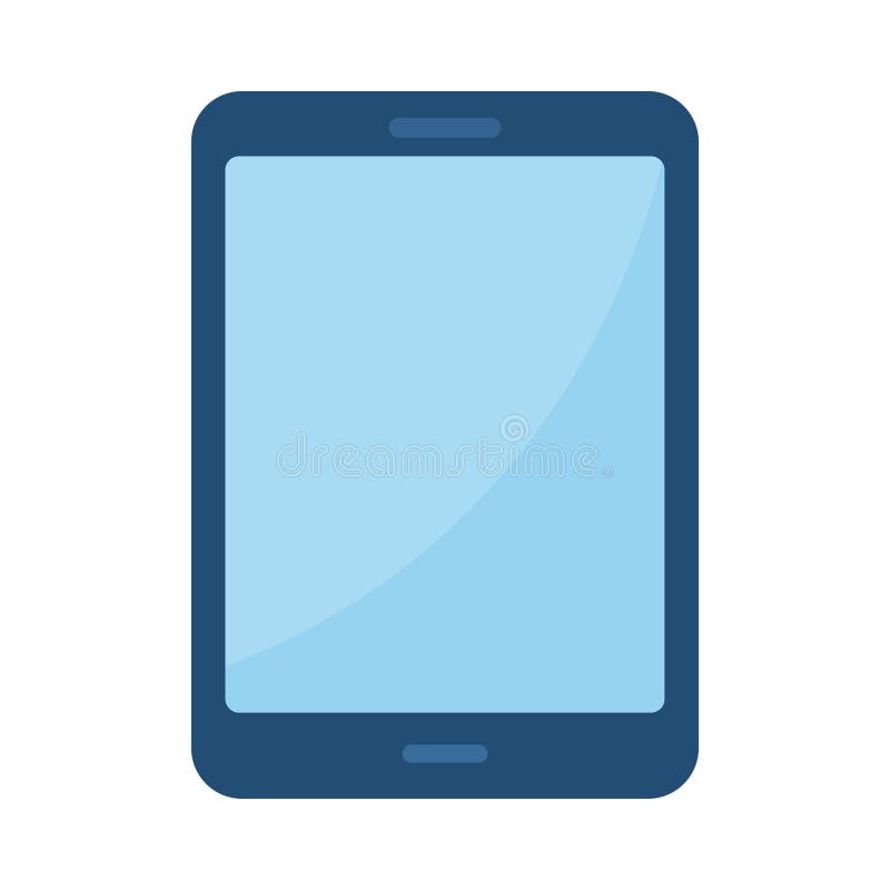 Minimal Flat Tablet Icon. Touchscreen Digital Device Vector Stock ...