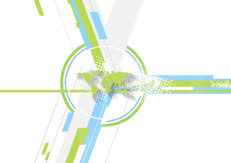 Minimal Flat Tech Bright Background Stock Vector - Illustration of ...