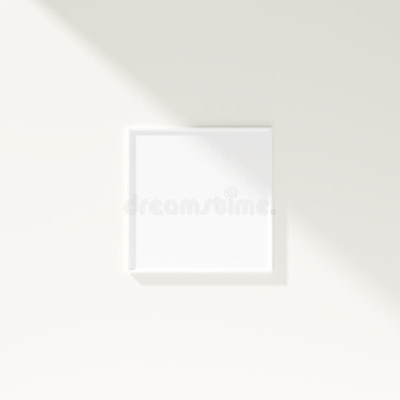 Minimal Frame Mockup on White Wall. Poster Mockup. Clean, Modern ...