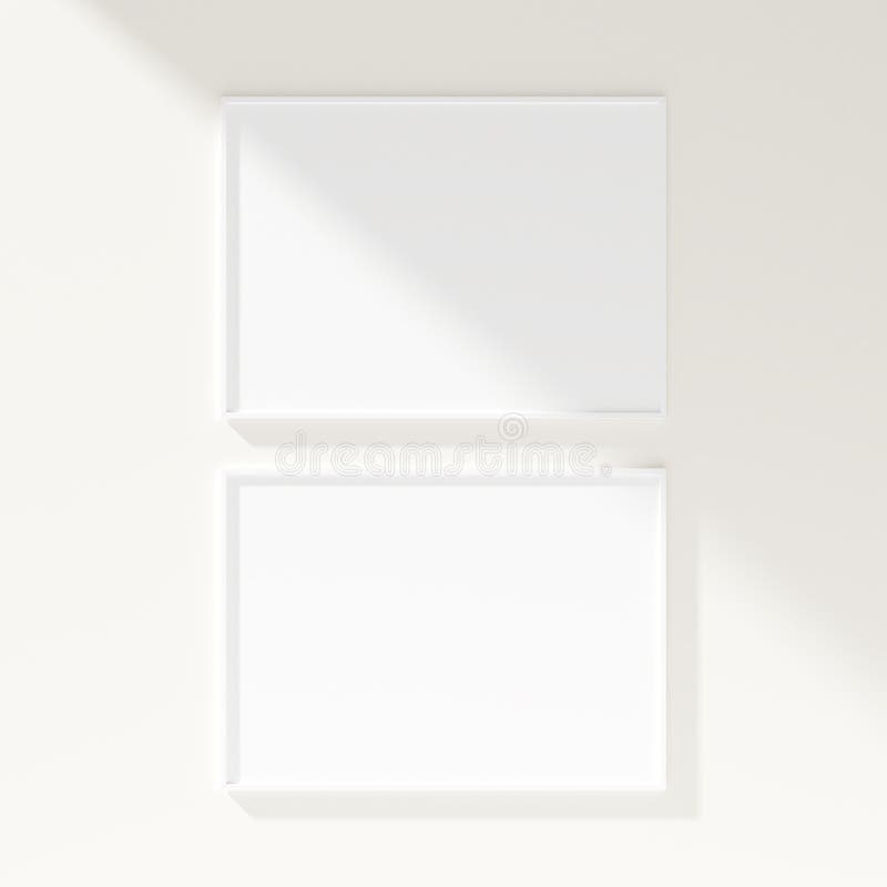 Minimal Frame Mockup on White Wall. Poster Mockup. Clean, Modern ...