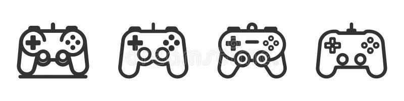 Minimal Gaming Symbol Set, Pack, Collection - Stream Modern Games ...