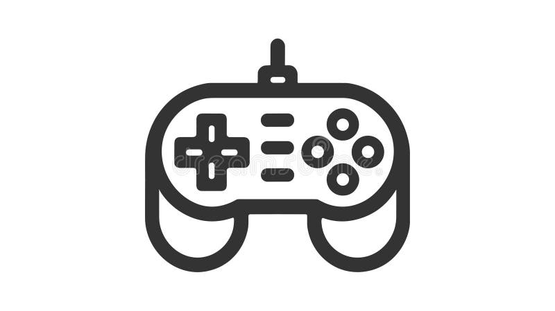 Minimal Gaming Symbol - Stream Modern Games - Wireless Controller Icon ...