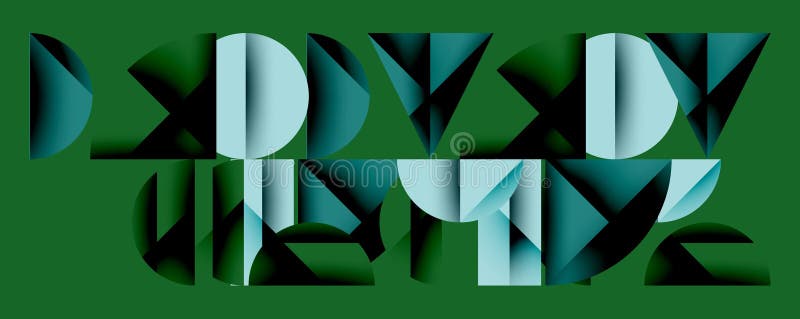 Minimal Geometric Abstract Background. Circle Square and Triangle ...