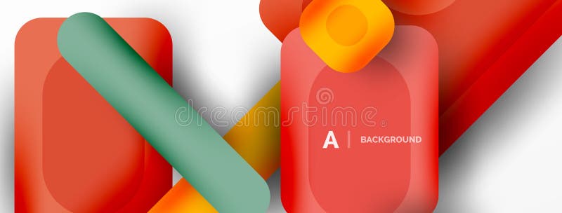 Minimal Geometric Abstract Background Template Stock Vector ...