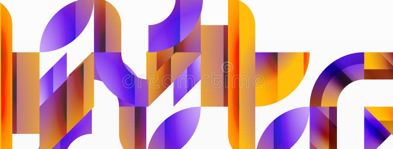 Minimal Geometric Abstract Vector Background Stock Vector ...