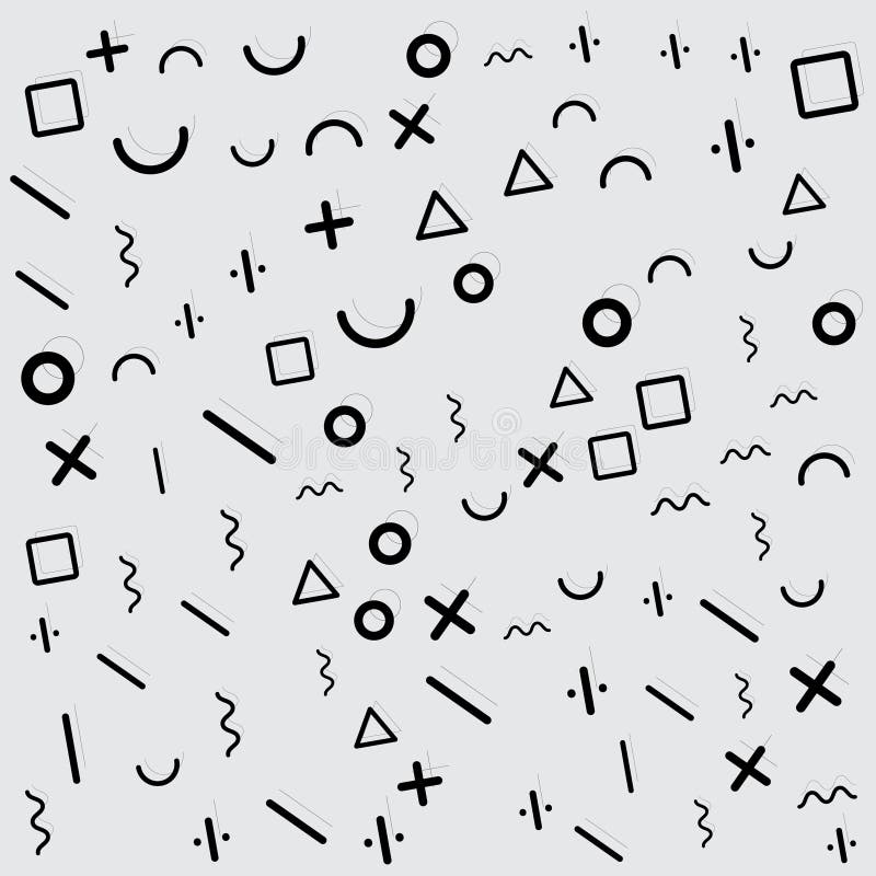 Minimal Geometric Background. Dynamic Shapes with White Lines.Vector ...