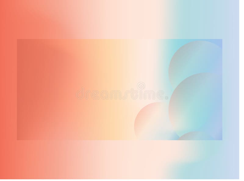 Minimal Geometric Background. Gradient Shapes Composition. Stock Vector ...