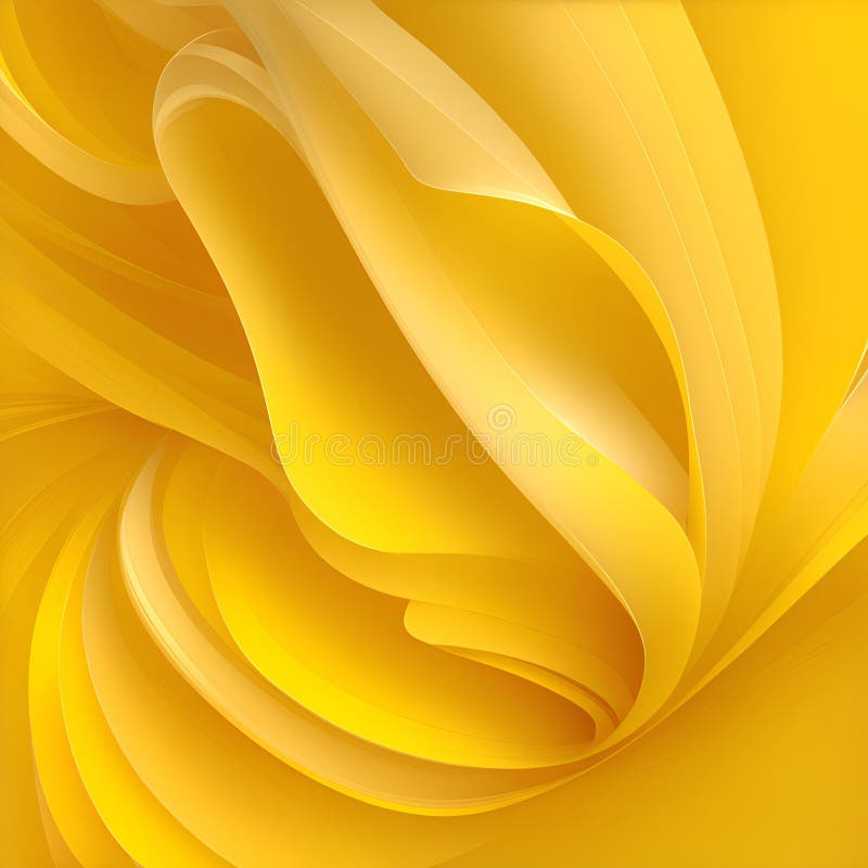 Minimal Geometric Background Yellow Elements With Fluid Gradient