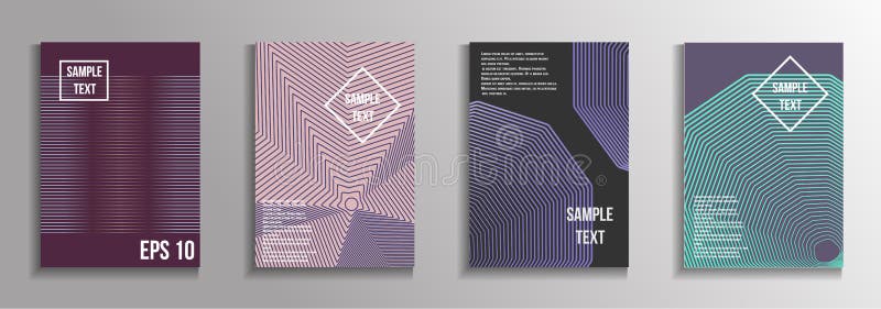 The Minimal Geometric Coverage Stock Vector - Illustration of vector ...