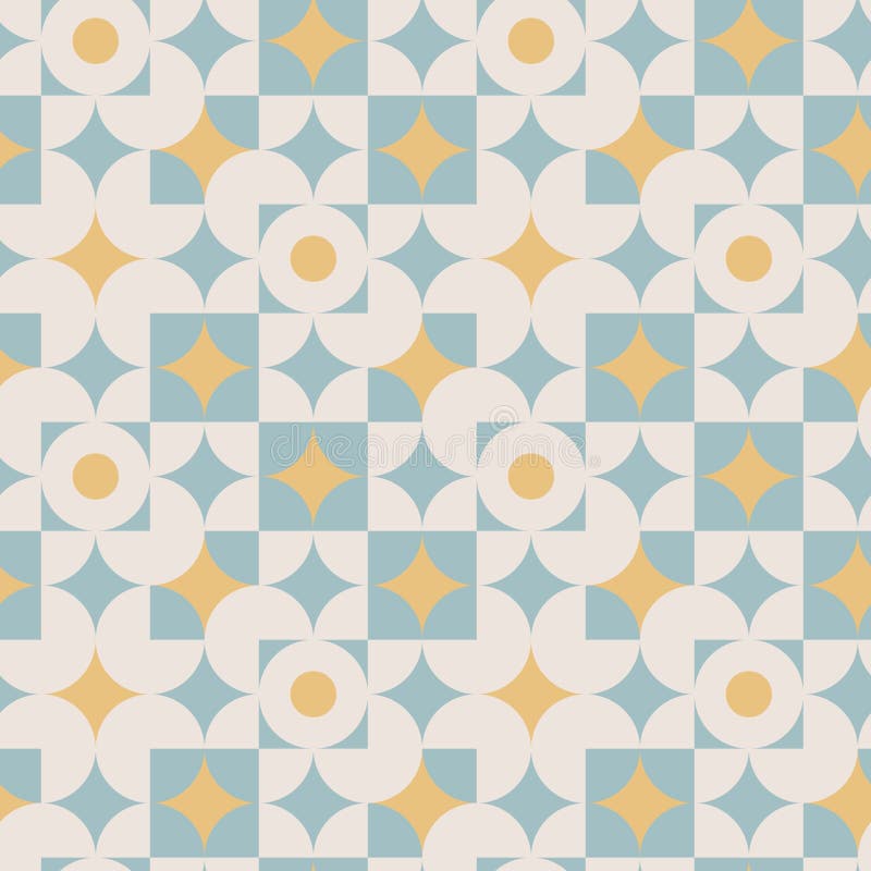 Minimal Geometric Pattern. Antique Tile Inspiration. for Textile ...
