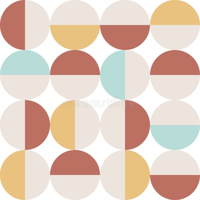 Minimal Geometric Pattern. Semi Circles. for Textile, Product ...