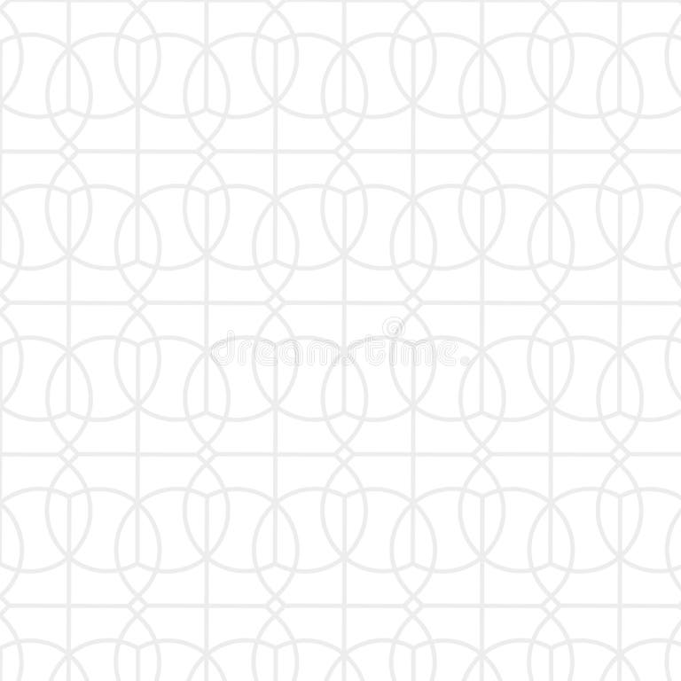 Minimal Geometric Seamless Line Grid Pattern Stock Illustration ...