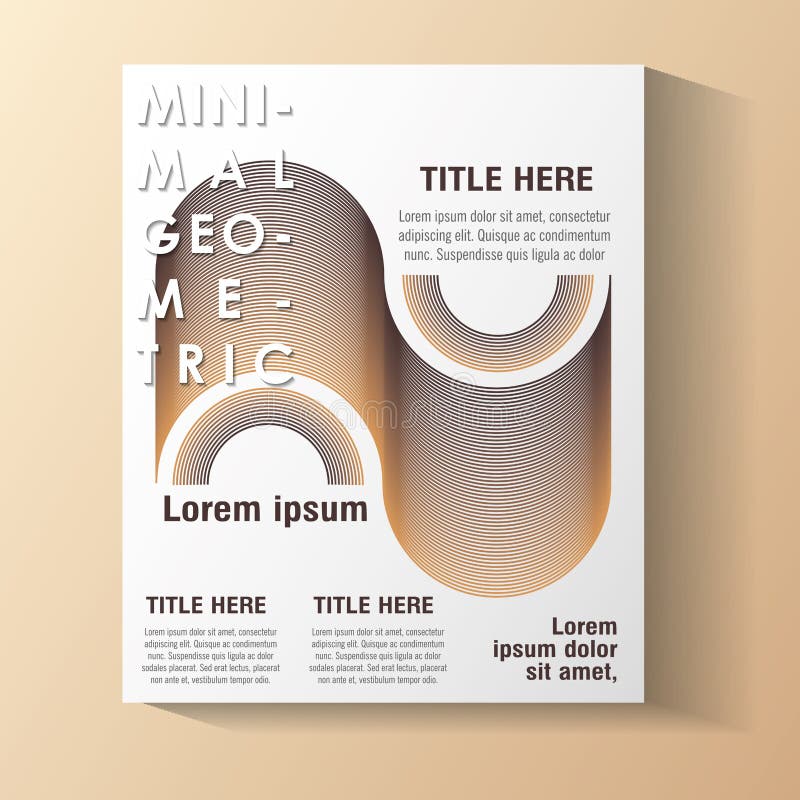 Minimal Geometric Template Label Stock Vector - Illustration of ...