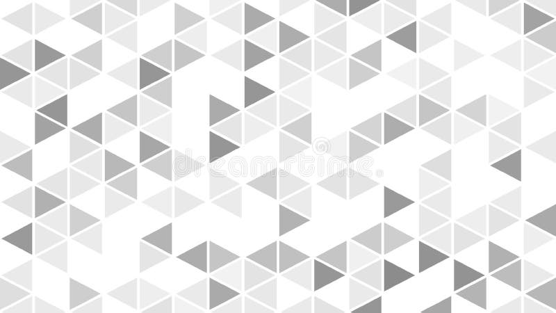 Minimal Geometric Triangles on White Background Loop Animation Stock ...