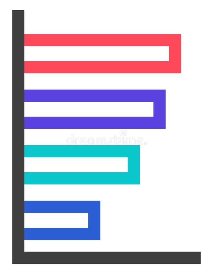 Minimal graph, icon stock vector. Illustration of report - 260375316