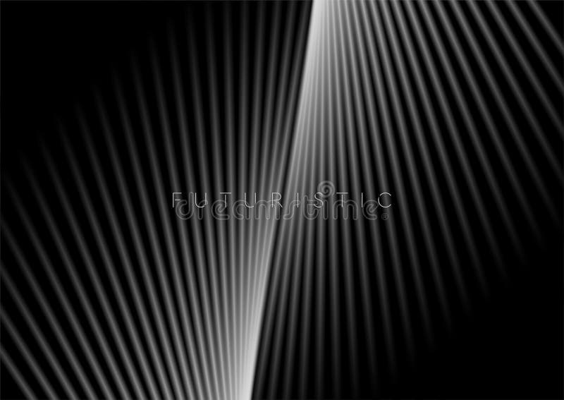 Minimal Grey and Black Smooth Lines Abstract Geometric Background Stock ...