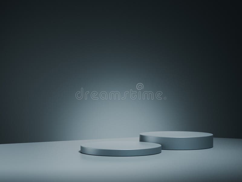 Minimal Grey Podium with Gradient Grey Background for Your Product ...