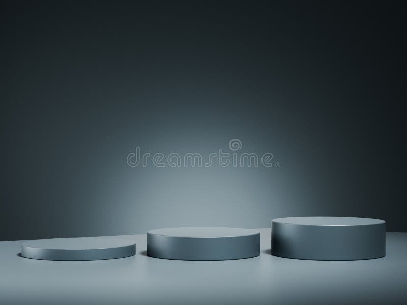 Minimal Grey Podium with Gradient Grey Background for Your Product ...