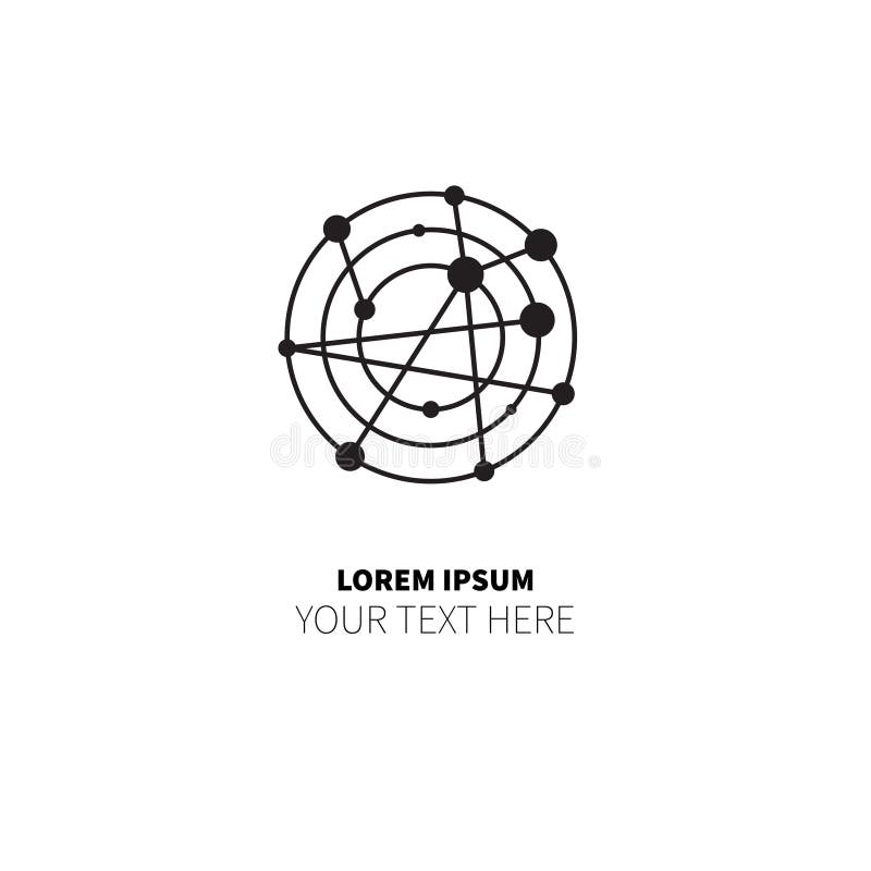 Minimal icon networking stock vector. Illustration of data - 108711735